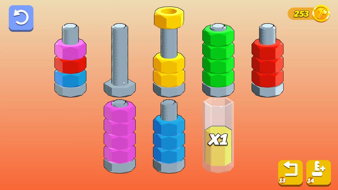 Nut n Bolt Sort: Color Puzzle - Popular Games for Kids | PlaymateKids.com